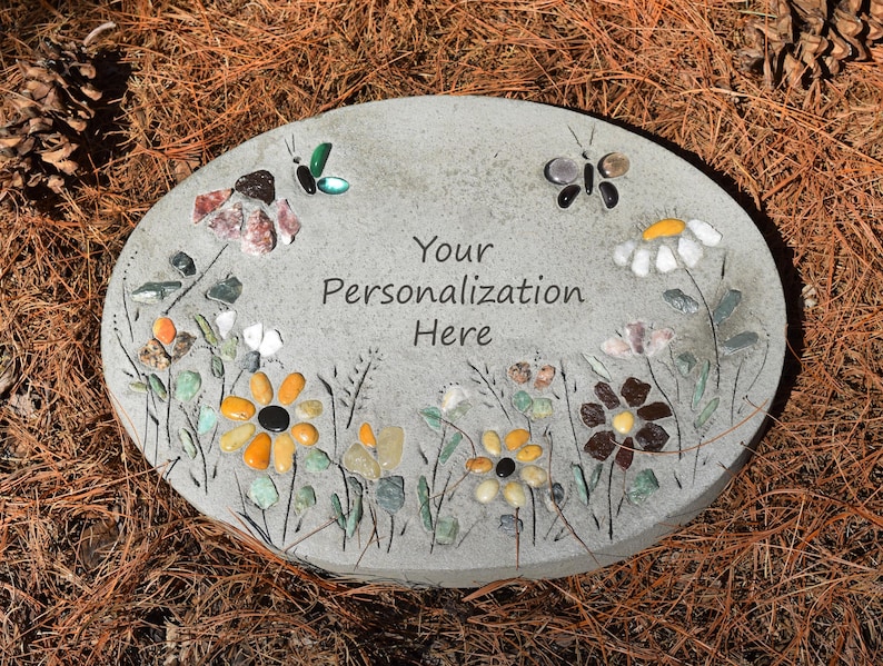 Personalized Garden Stone Gift - New Home, Weddings, Address Marker ...