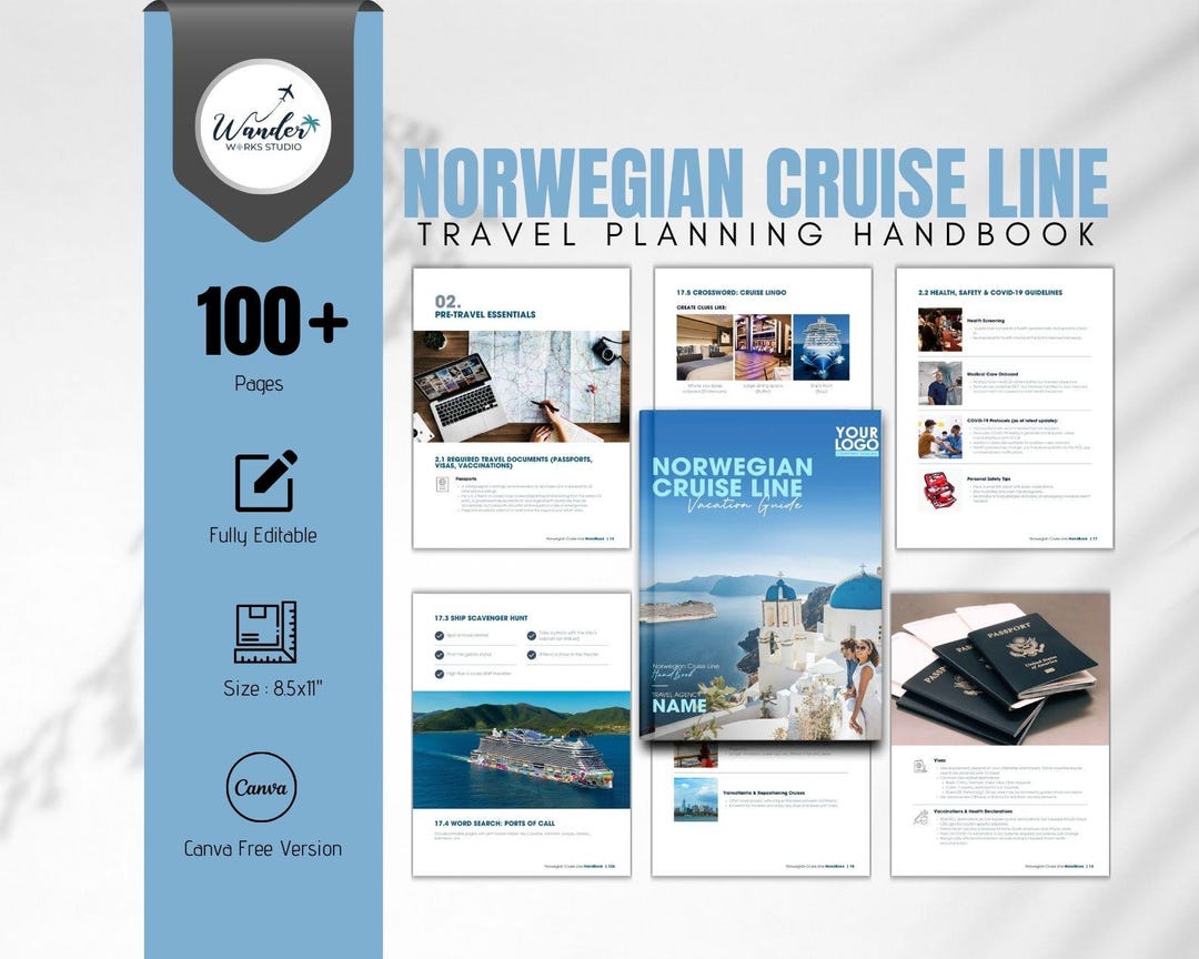 Norwegian Cruise Line Travel Guide | Editable Guide for Families, Solo ...