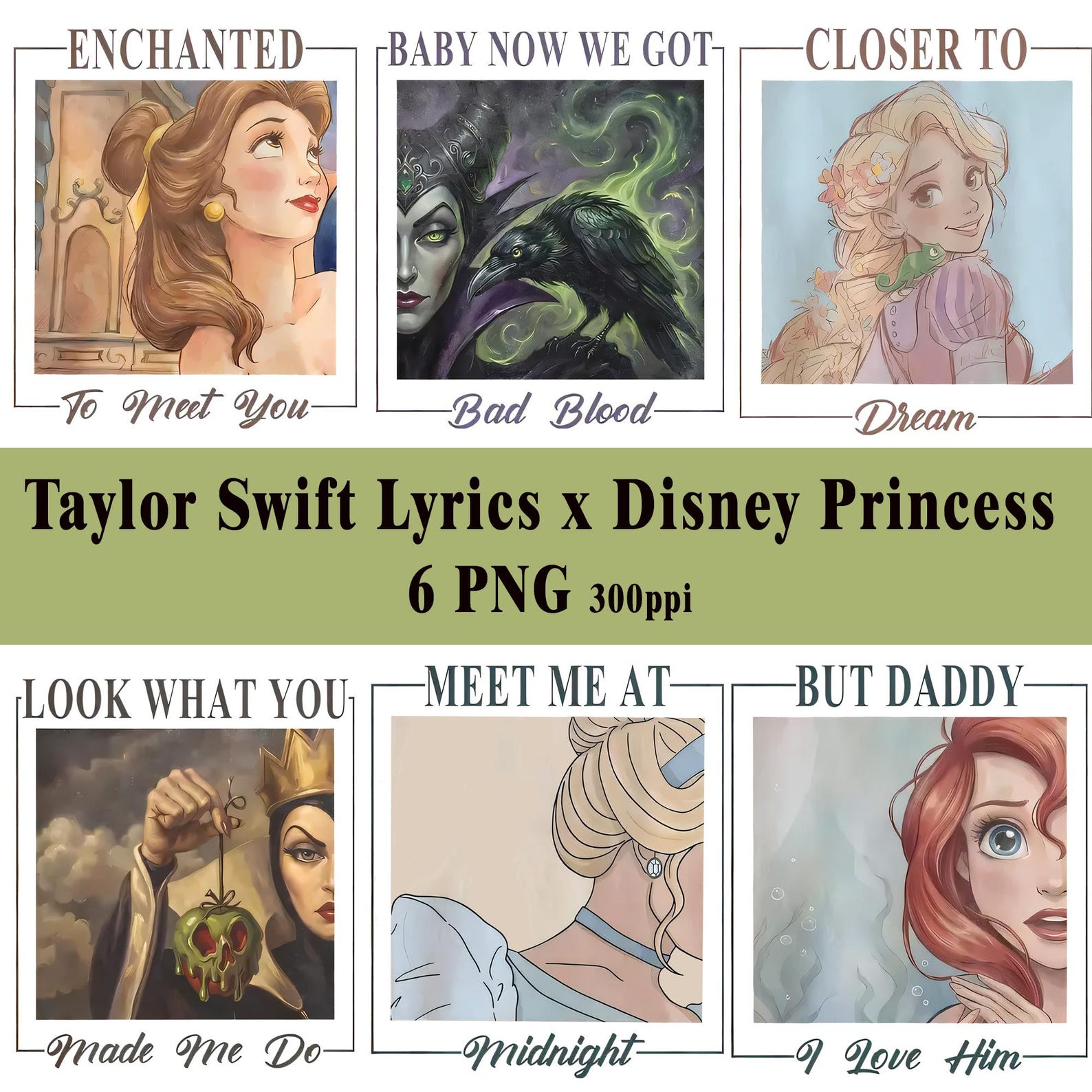 Vintage Disney World Png, Meet Me at Midnight Cinderella Png, but Daddy ...