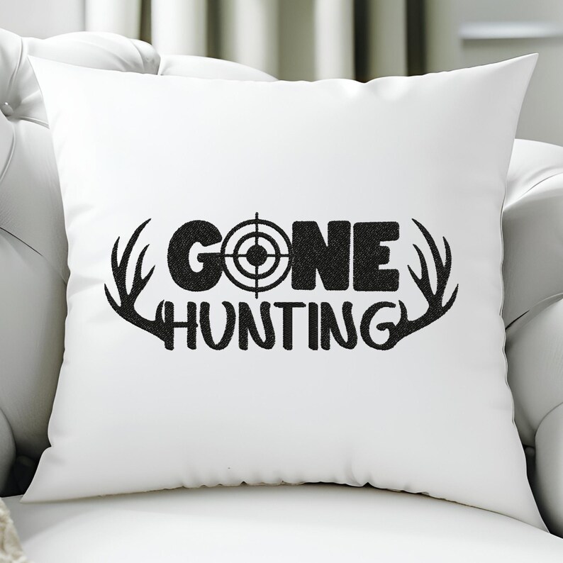 Hunting and Fishing Embroidery Design, Buck Deer Head Embroidery ...