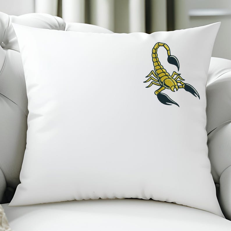 Scorpion Embroidery Design, Magic Scorpion Embroidery, 3D Scorpion ...