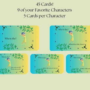 Inside Out Emotion Flashcards – Emotional Regulation, Coping Skills ...