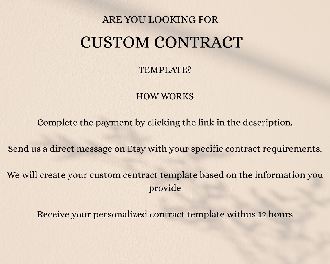 Teacher Contract Agreement Template | Editable Doc & PDF - Etsy