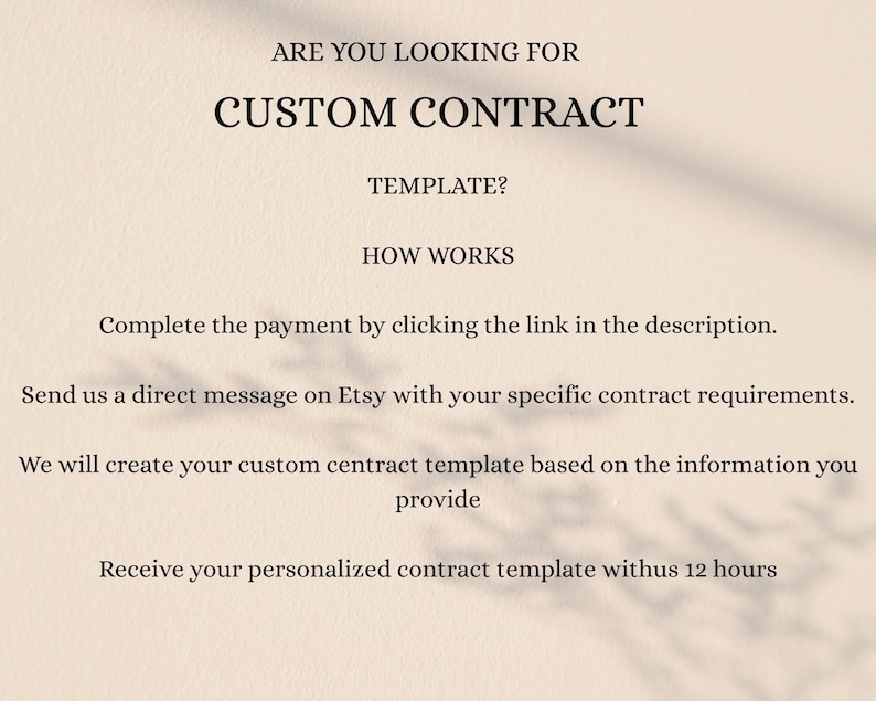 Teacher Contract Agreement Template | Editable Doc & PDF - Etsy