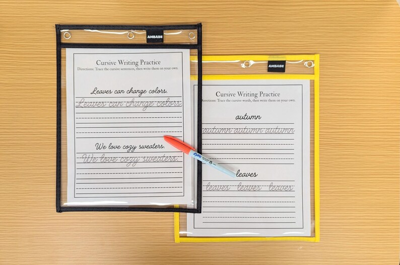 Back to School Cursive Handwriting Practice Bundle | Upper Elementary ...