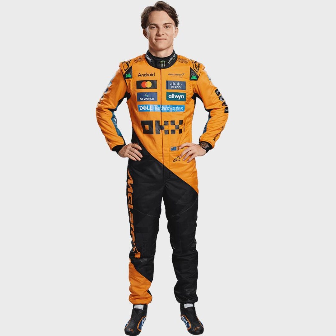 Oscar Piastri Mclaren Racing Suit 2025: F1 Go Kart Race Suit - Etsy