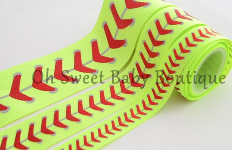 7/8 Softball Laces Red Holographic Laser Foil Printed - Etsy