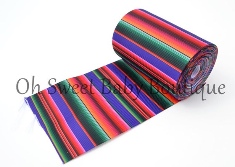 Purple Serape Zarape Mexican Blanket 3" Ribbon 1 Yard Fiesta - Etsy