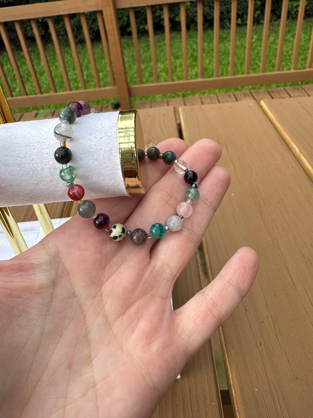 Multi-colored Beaded Bracelet - Etsy