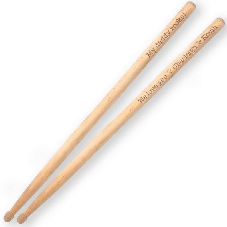 My Daddy Rocks 2B Drum Sticks Father's Day Gift - Etsy