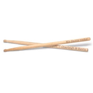 My Daddy Rocks 2B Drum Sticks Father's Day Gift Drummer Dad Valentine's ...