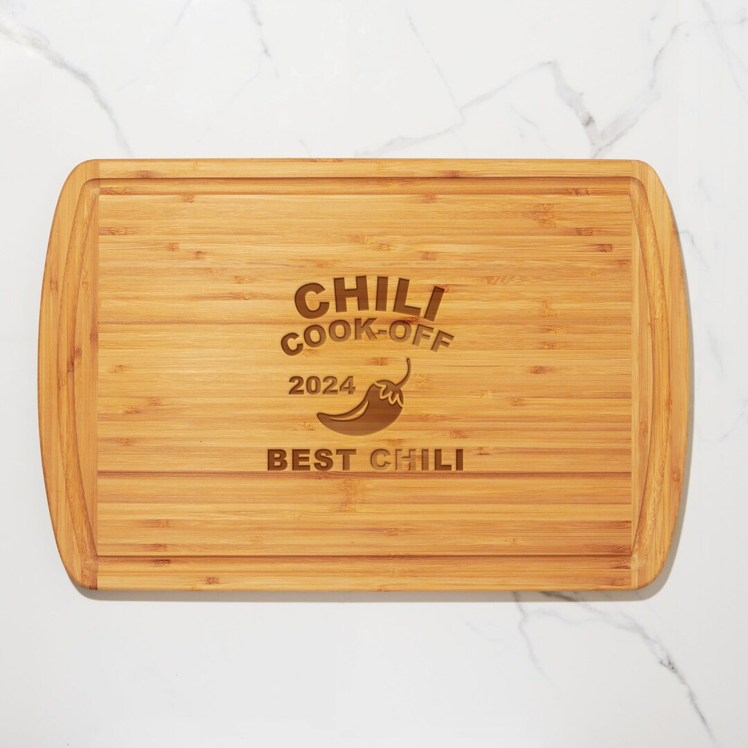 Chili Cook off Prize Bar Board - Gifts for Chili Cook-off Participants ...