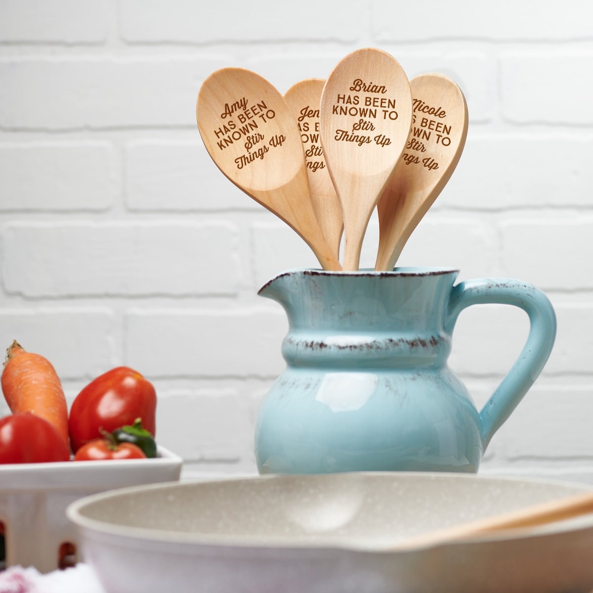 Stir Things up Personalized Wooden Spoons - Funny Kitchen Spoons - Gift ...