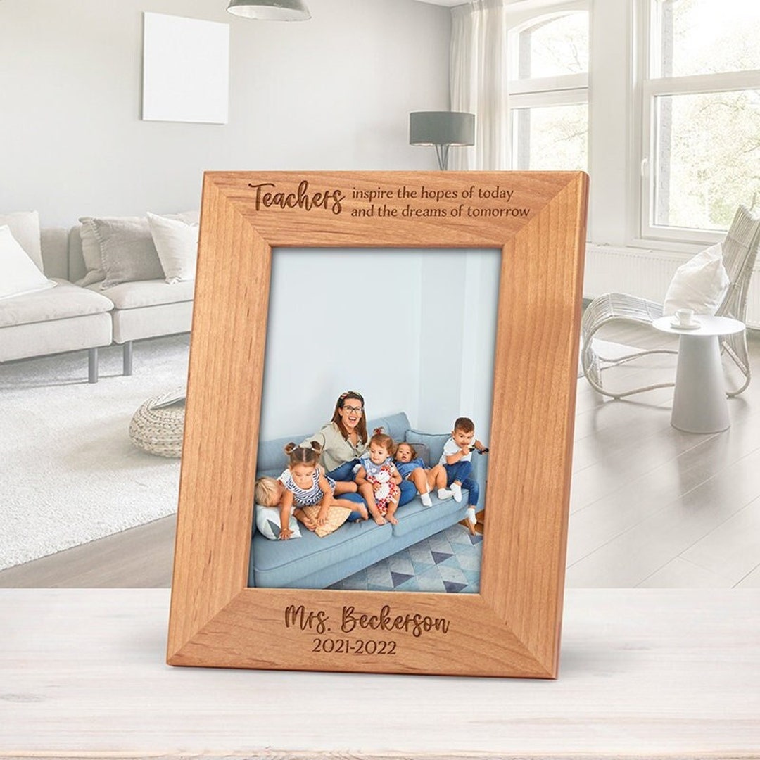 Teacher Picture Frame - Teacher Appreciation Frame - Teacher Gift ...