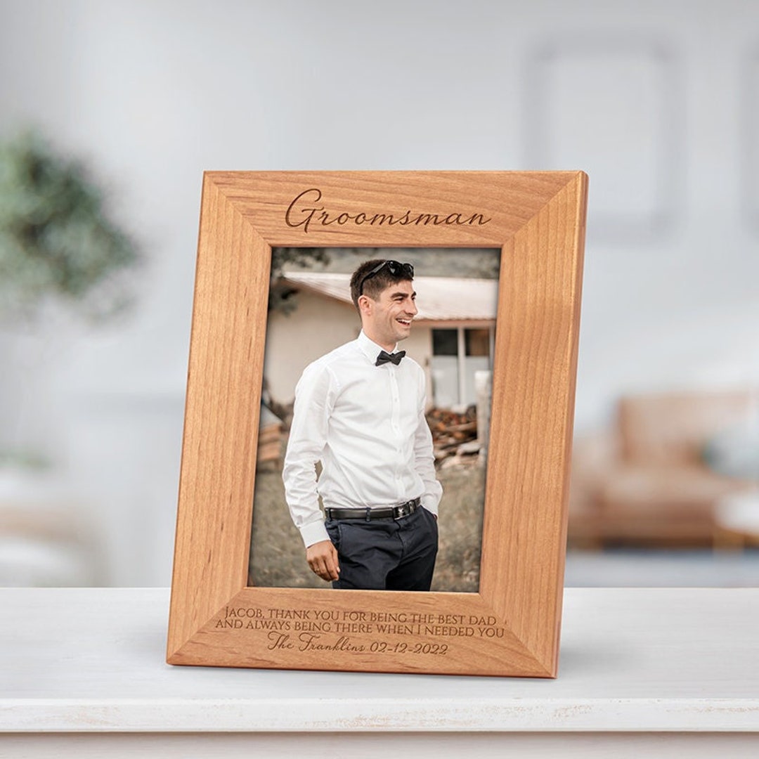 Groomsman Frame - Wedding Party Frames - Best Man Picture Display ...