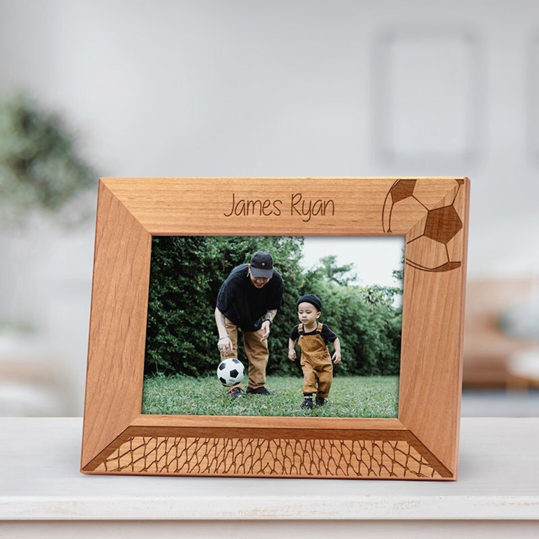 Soccer Frame, Personalized Soccer Photo Frame, Soccer Coach Gift, End ...