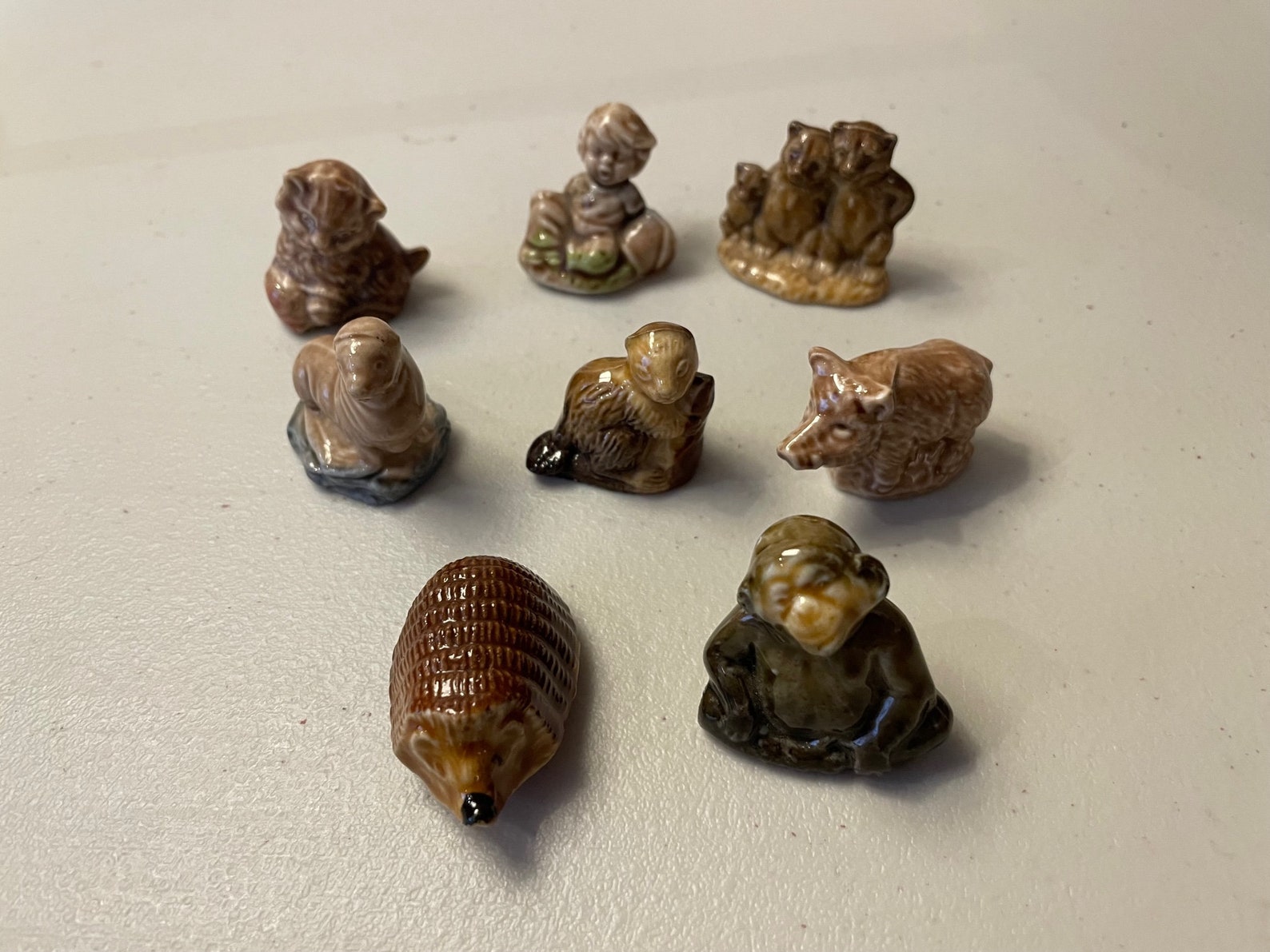 Vintage Wade Red Rose Tea Figurines - Etsy