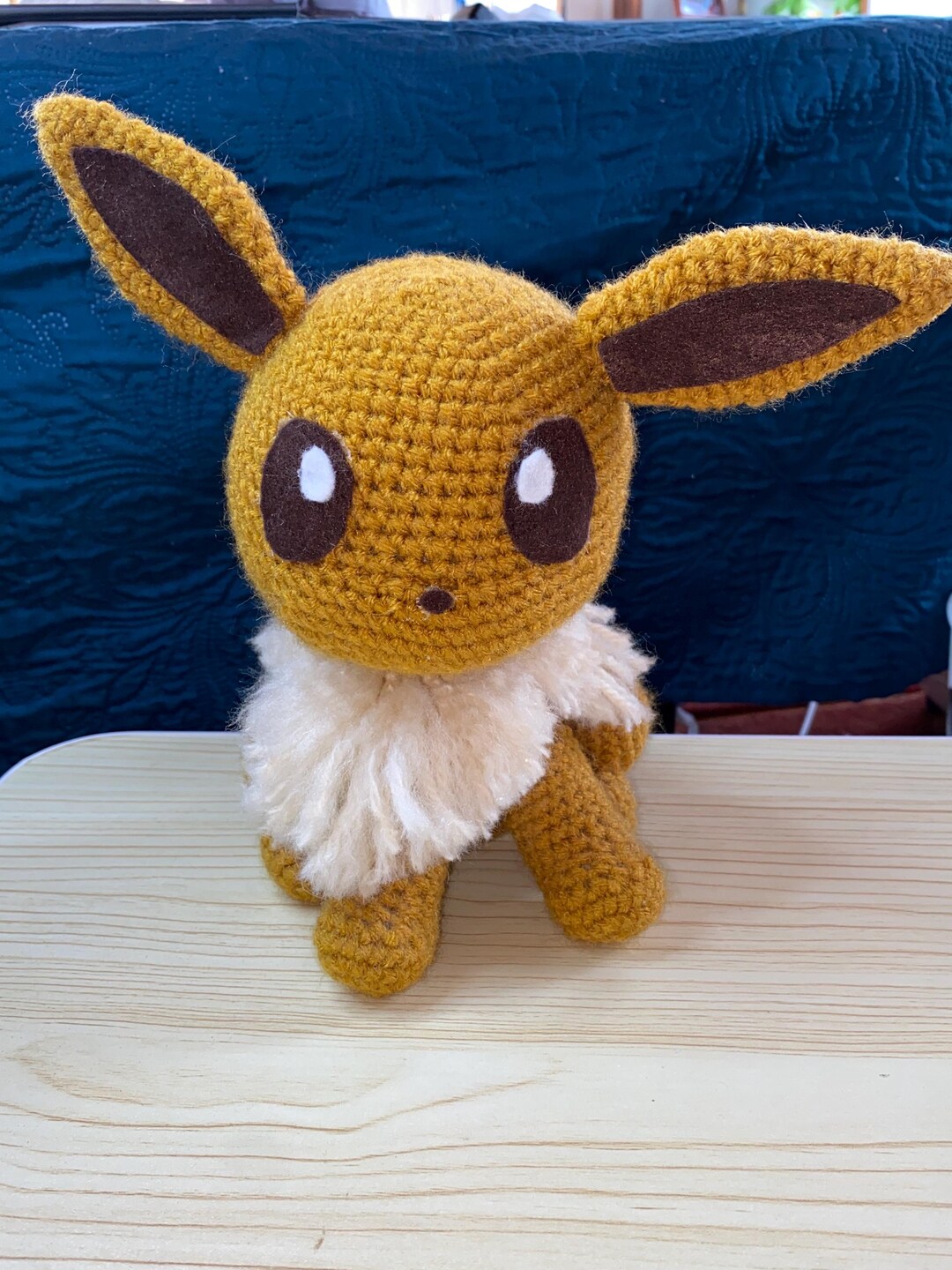 Handmade Eevee Plush – Adorable Pokémon-inspired Stuffed Toy – Soft ...