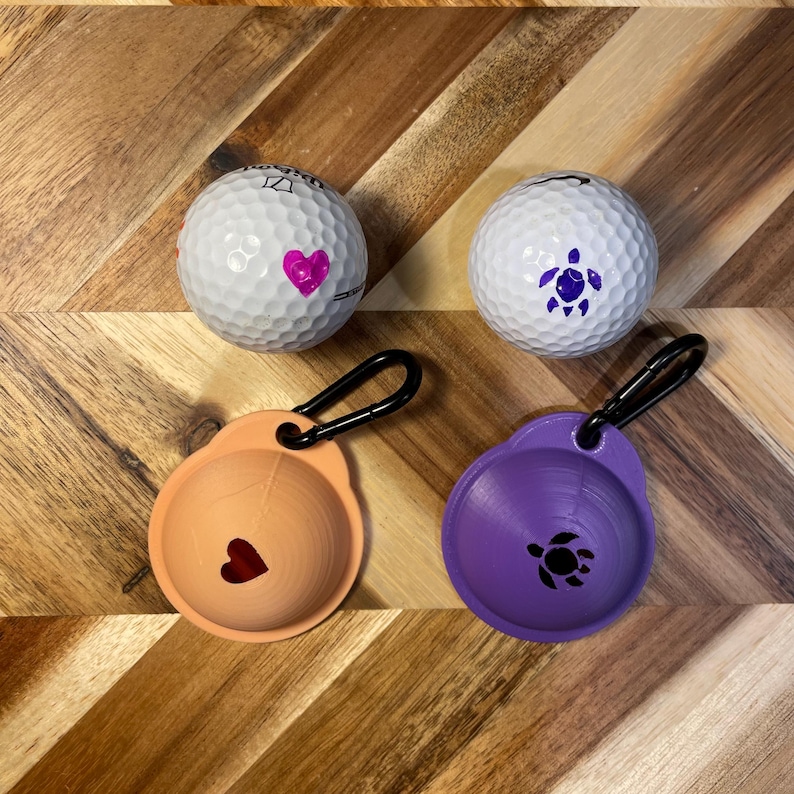 Custom 3D Printed Golf Ball Stencil: Personalized Alignment Marker With ...