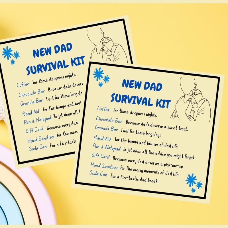 New Dad Survival Kit - Etsy