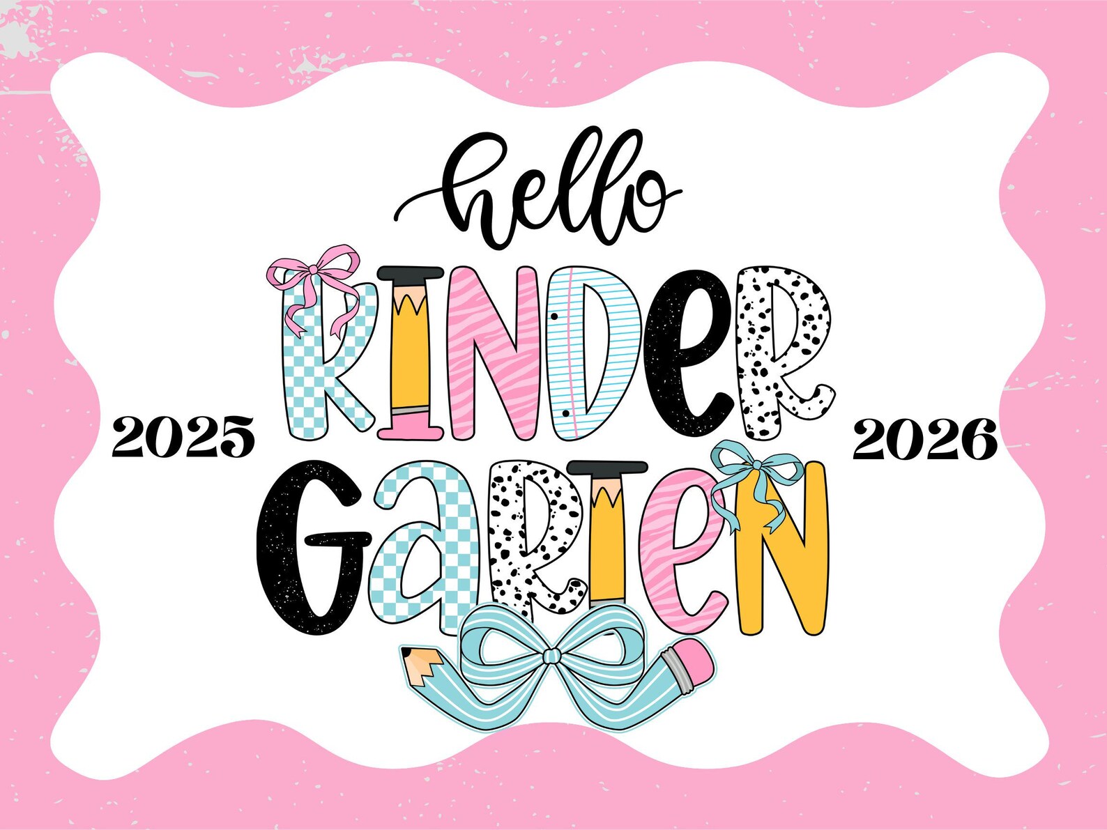 First Day of Kindergarten Sign Printable | Back to School Sign ...