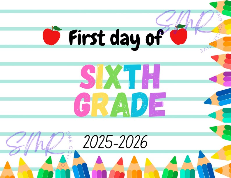 First Day of School Sign Printable First Day of School Sign Back to ...
