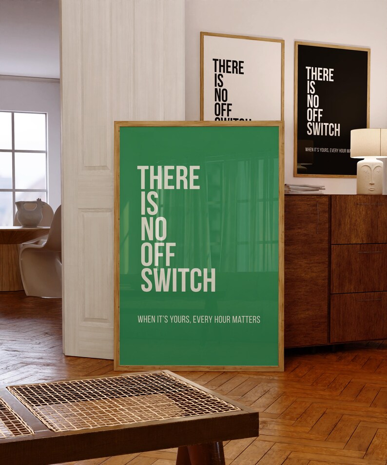 Girl Boss Motivational Poster Set: Emerald Green Office Decor (digital ...