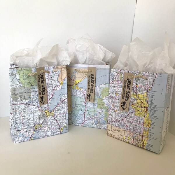 Green Gift Bag - Etsy