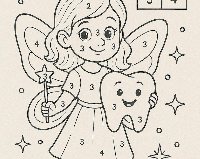 Tucker Meets the Tooth Fairy | Kids Coloring Book PDF | Tooth Tracker ...