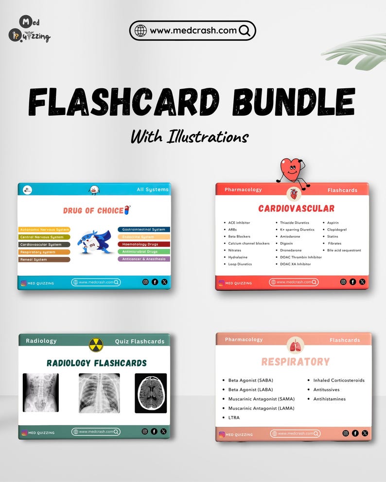 Radiology Flashcards | Medical Student Study, USMLE Prep (digital ...