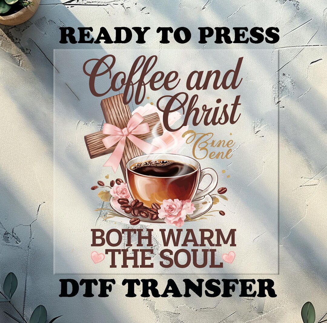 Christian Dtf, Jesus Dtf, Ready to Press, Religious Heat Transfers ...