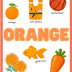 Classroom Colors Poster Set – Printable Primary Color Posters for Early ...