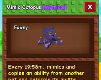 Roblox Grow A Garden - MIMIC OCTOPUS Cheap All Items | Fast Delivery - Etsy