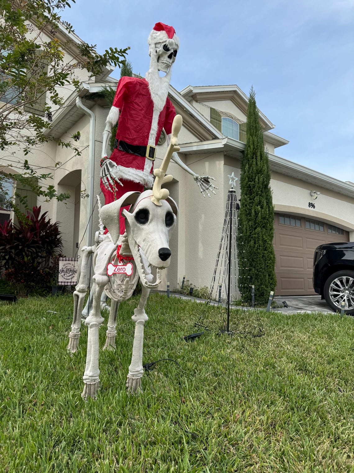 Max Antler for 7ft Skeleton Dog – 3D Printed Grinch Accessory | Skelly ...