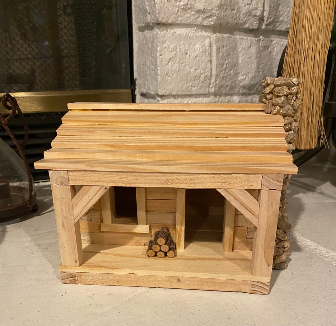 Small Log Cabin - Etsy
