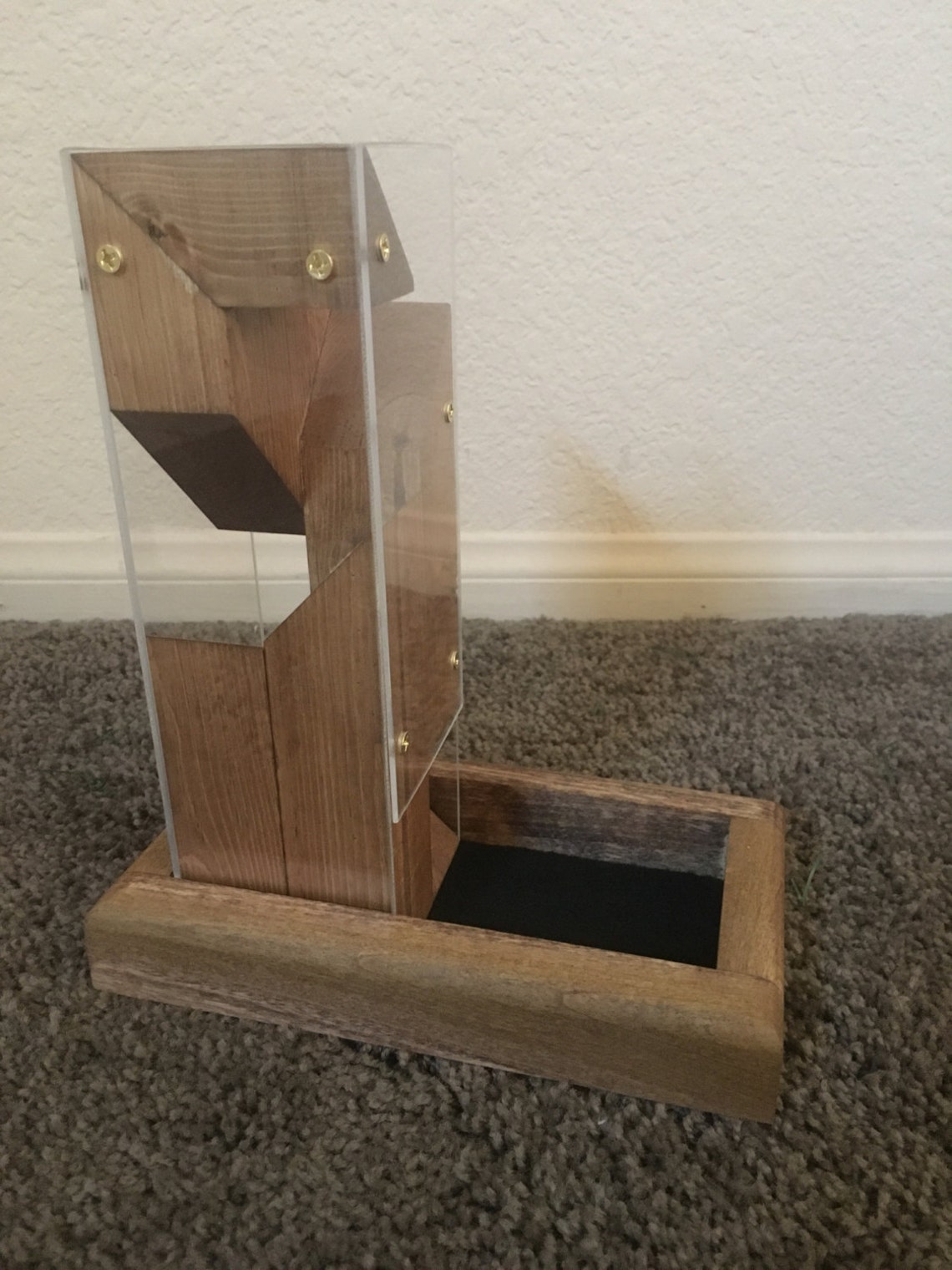 Stained Modern Dice Tower - Etsy
