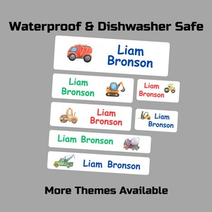 Waterproof Kids Name Labels: Dishwasher Safe, Custom Design - Etsy