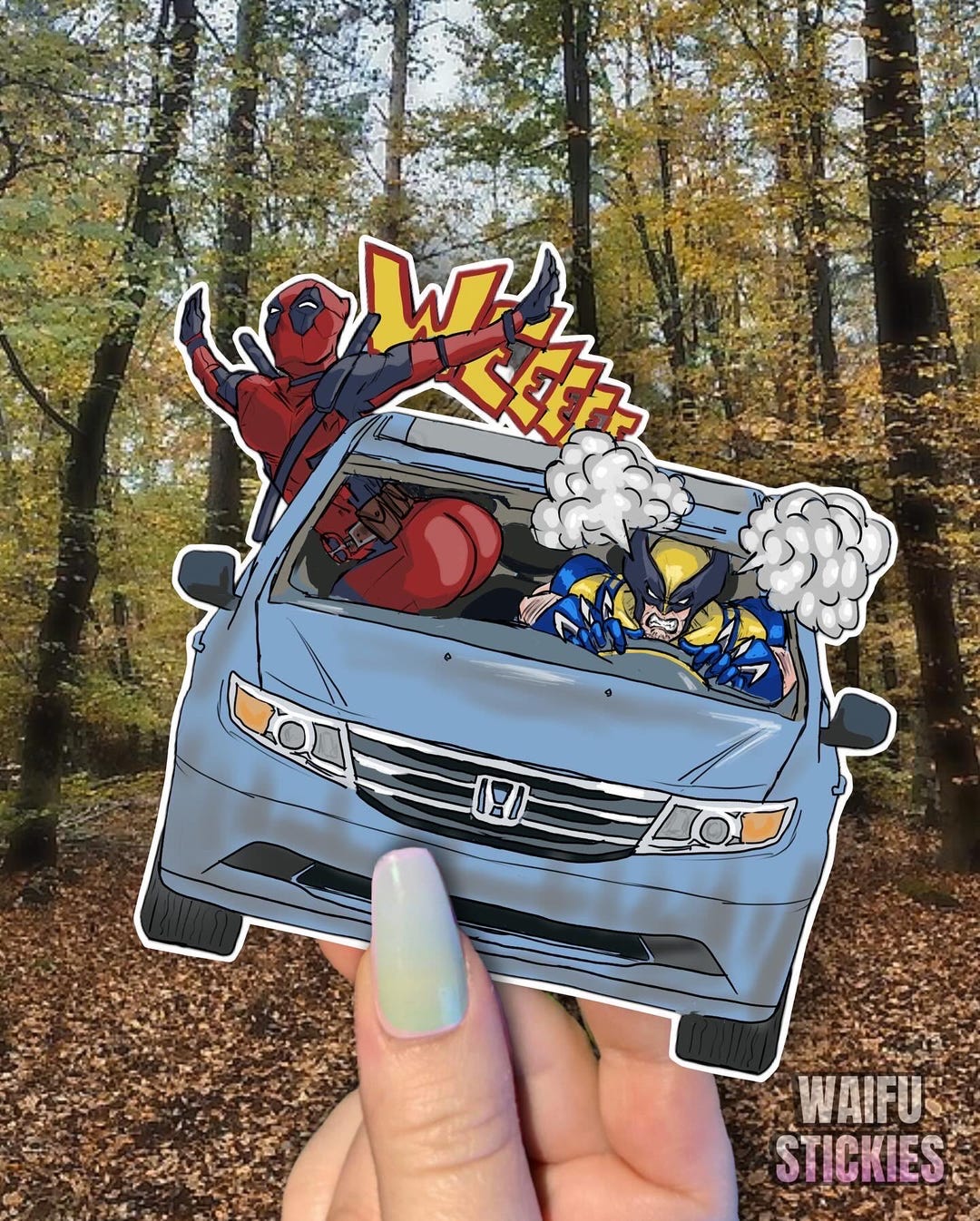Deadpool and Wolverine : Honda Odyssey - STICKER - Waterproof, Vinyl - Etsy