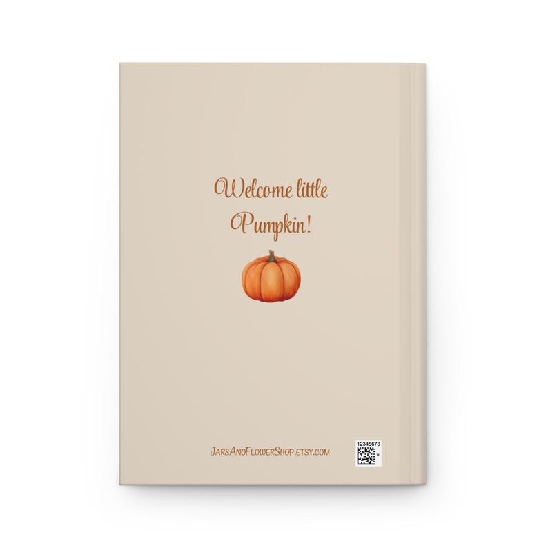 Pumpkin Baby Shower Guest Book, Custom, Wishes for Baby, Neutral, A ...