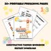 Construction Zone Preschool Workbook: 50+ Page Learning Activities ...