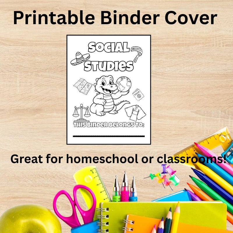 History Binder Cover - Etsy