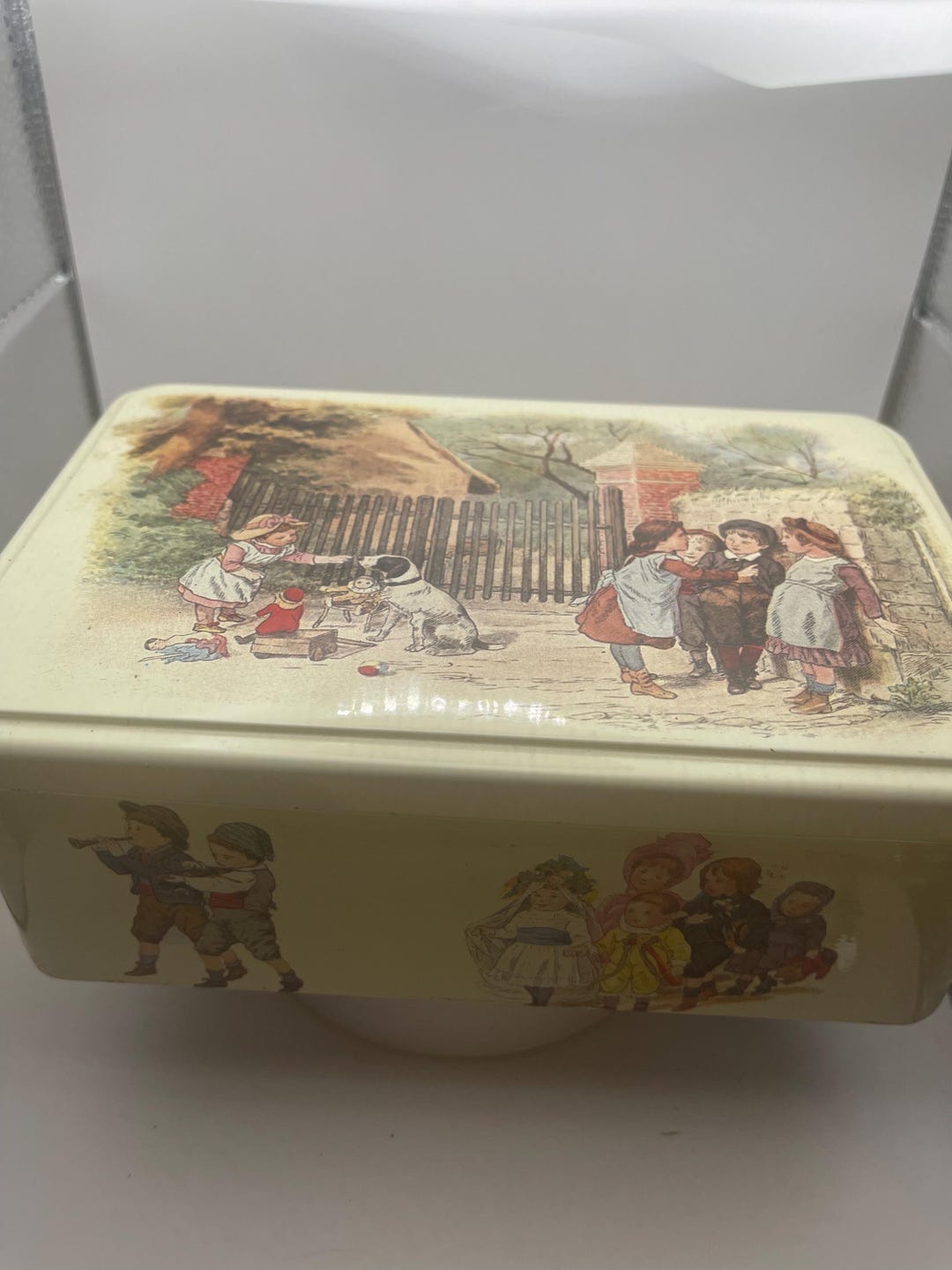 Massilly France Little Children Vintage Tin - Etsy