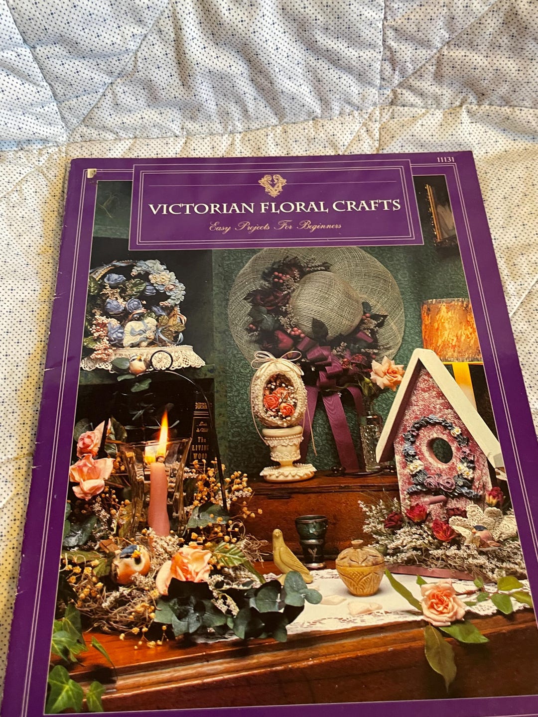 Victorian Floral Crafts Booklet Leaglet Illustrated Decorating ...