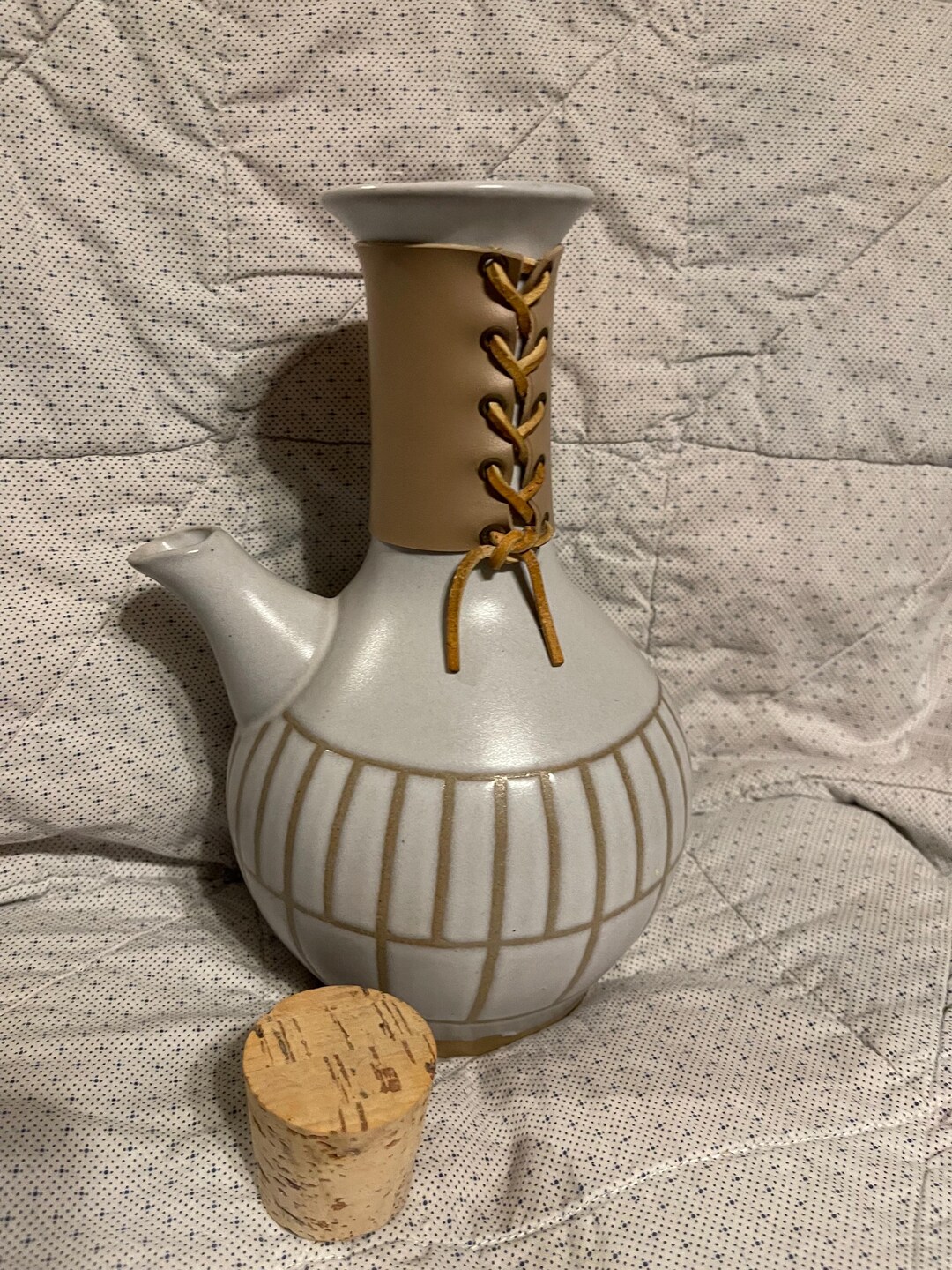 Jane and Gordon Martz for Marshall Studios MCM Wine Carafe Pottery Mid ...