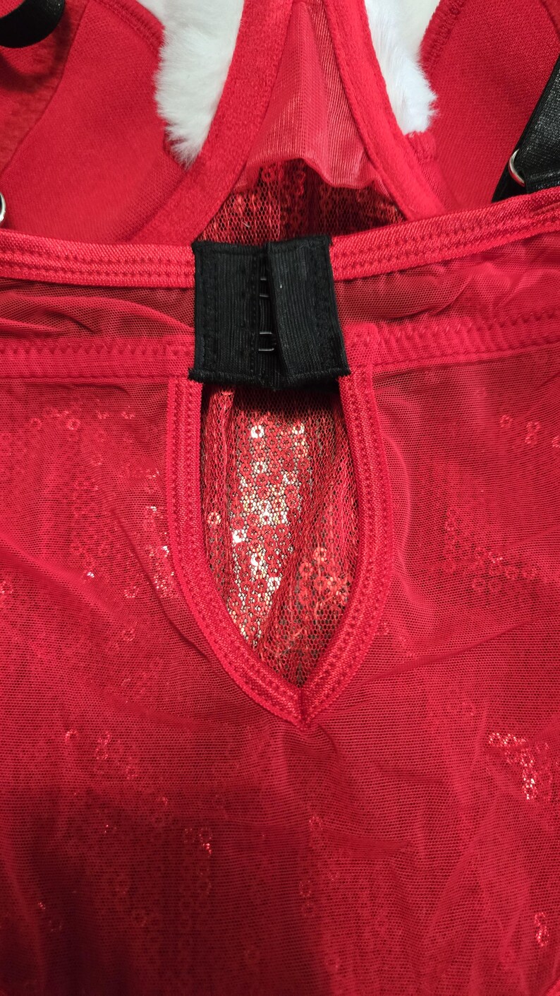 Sequin High Cut Teddy W/ Belt - Etsy