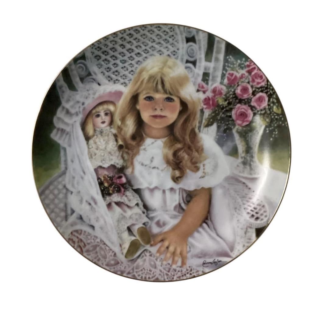 Vintage Knowles Heirloom Plate: Anna, Fine China, Gold Edges - Etsy