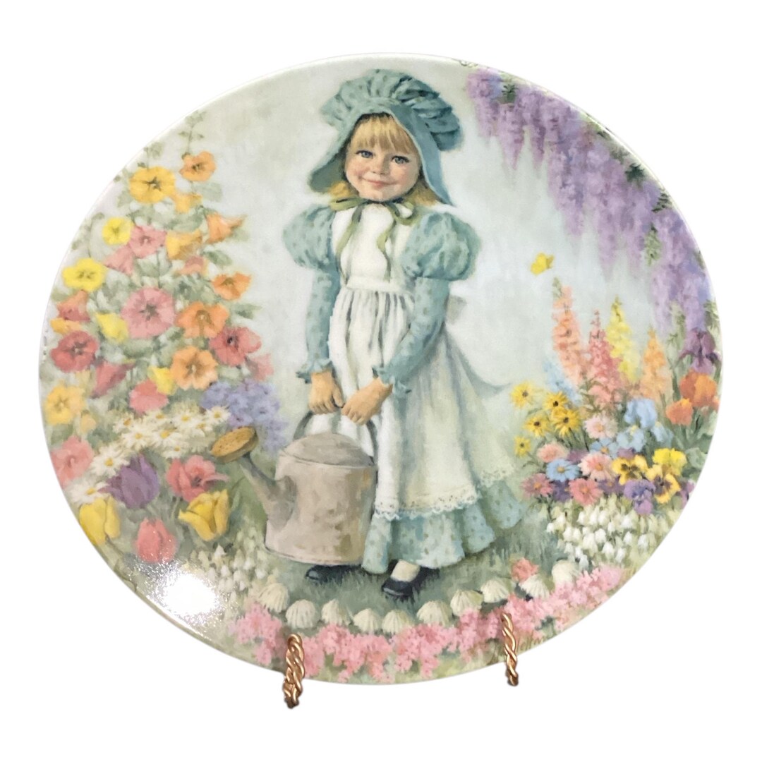 Vintage 1979 Collector Plate- the Mother Goose Series”mary, Mary” From ...