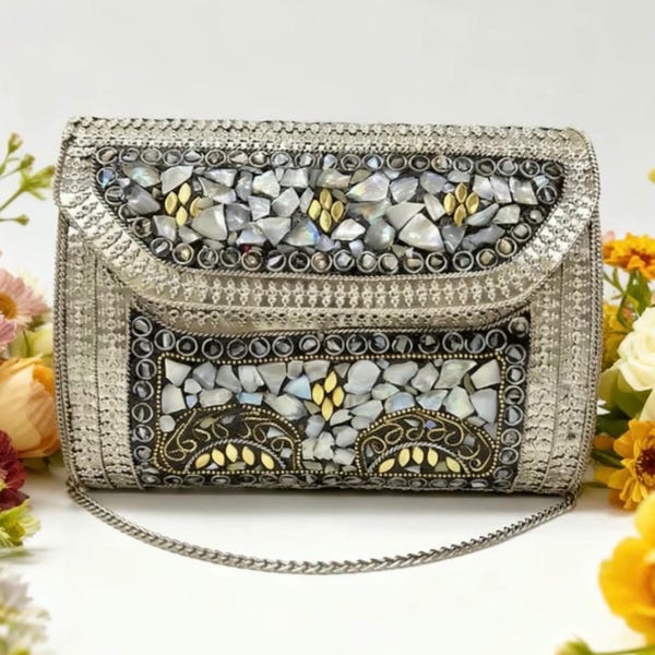 Metal Clutches and Bags - Etsy