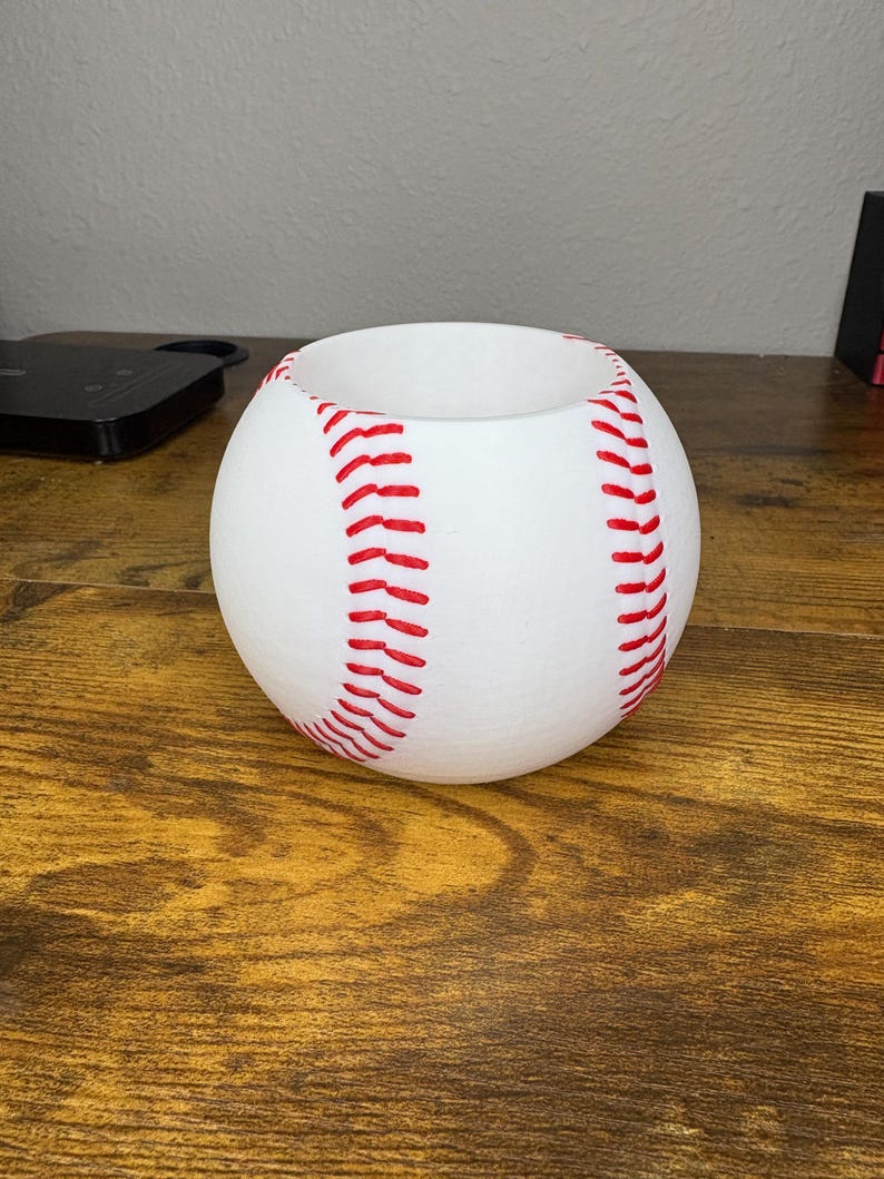 Baseball Desk Pencil Organizer - Etsy