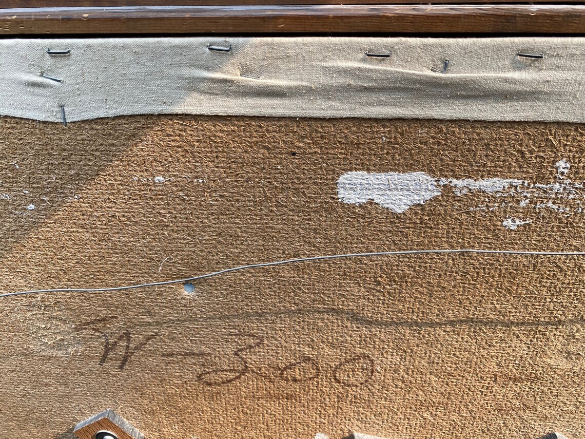 Mid-century Witco Sail Ship Red Wood Fabric Mixed Nice | Etsy